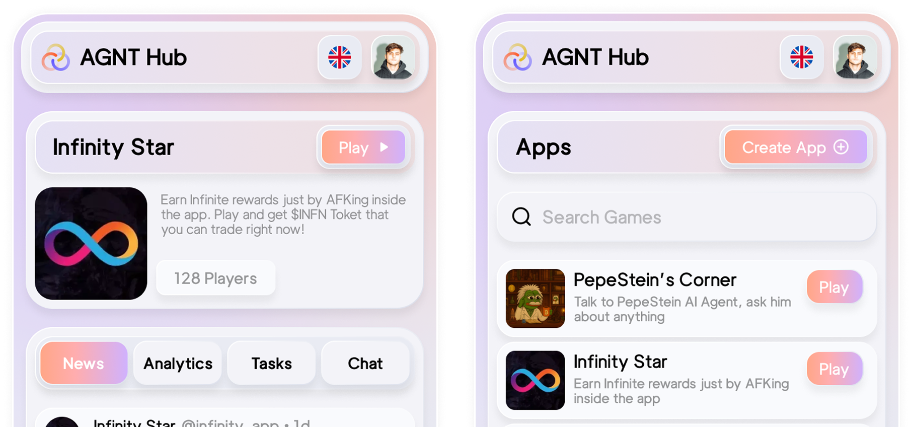 AGNT.Hub - An infrastructure inside X that tracks social mindshare, rewards attention, and lets ...
